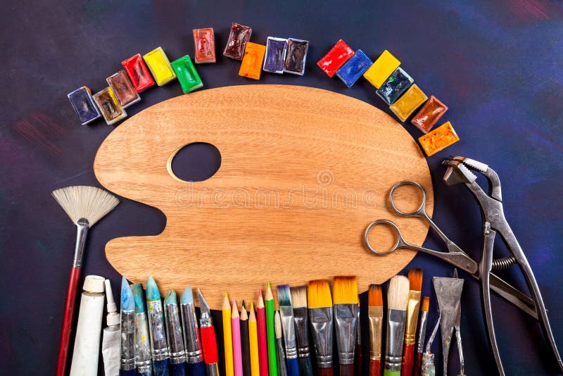 Artist tools stock photo. Image of creativity, creative - 63511888