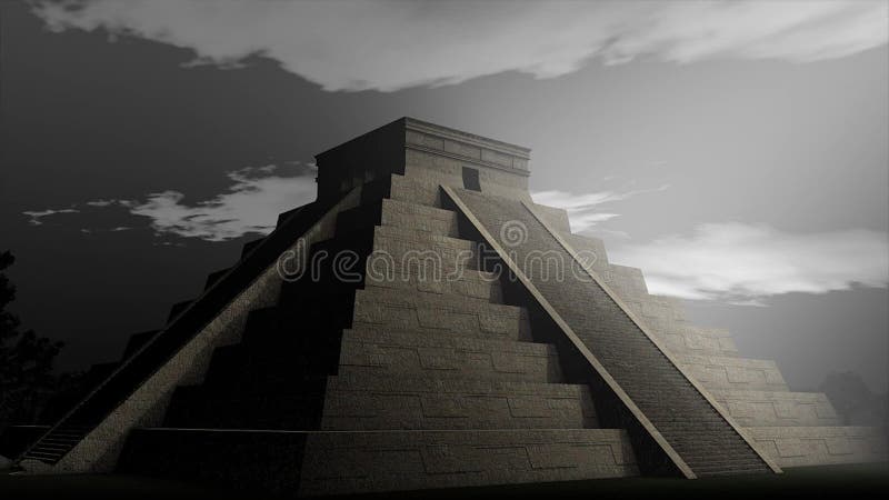 An Artist Visualize Maya Pyramid Animation. Stock Video - Video of maya ...