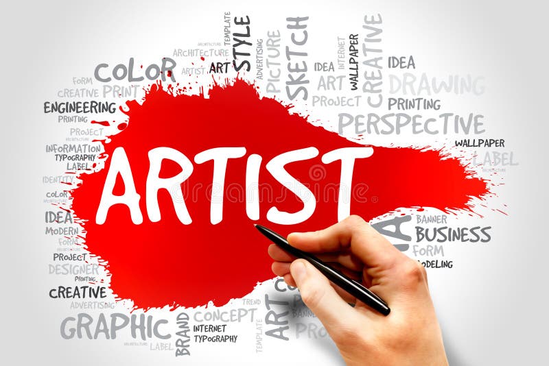 Artist stock photo. Image of expression, background, graphic - 60051346