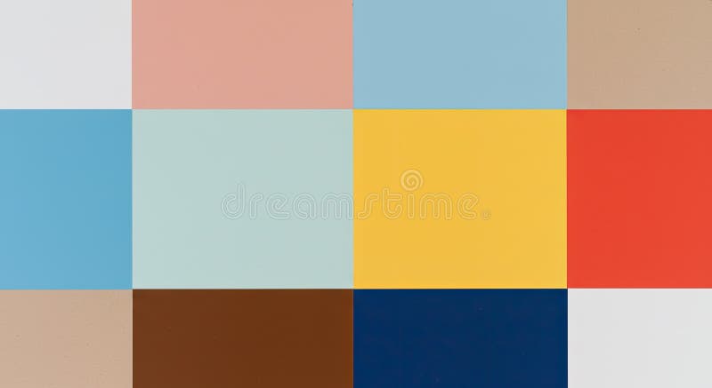 Harmonious Geometric Abstract Design of Recycled Paper, Glass, and ...