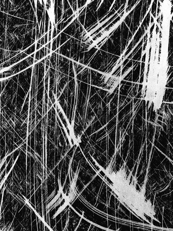 Artistic Abstract Black and White Texture with Intersecting Lines and Scratches Creating a ...