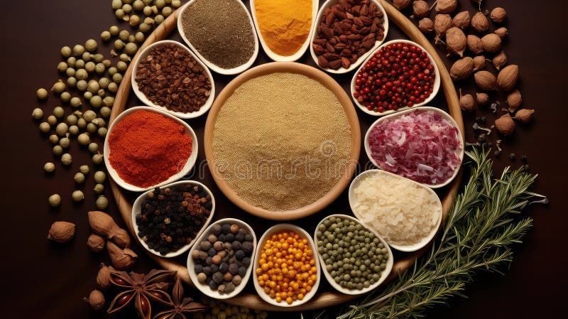 Artistic Abstract Food Background Stock Illustration - Illustration of ...