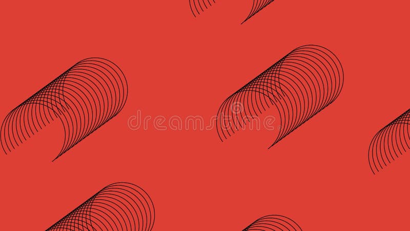An Artistic Abstract Red Pattern Featuring Graceful Curved Lines and ...