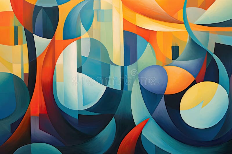 Artistic Abstraction: Captivating Panorama Featuring Abstract Shapes ...