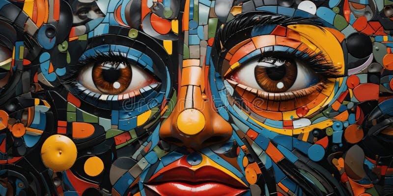 Artistic Amalgamation of Faces from Around the Globe, Interspersed with ...