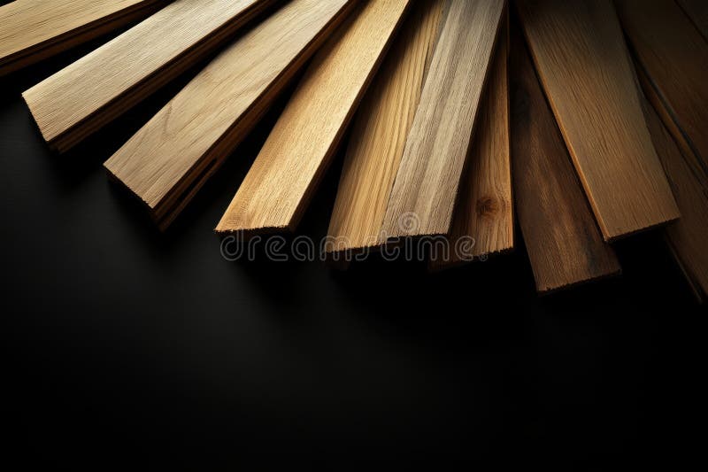 Versatile Cladding Boards in Fan Shape Stock Illustration ...