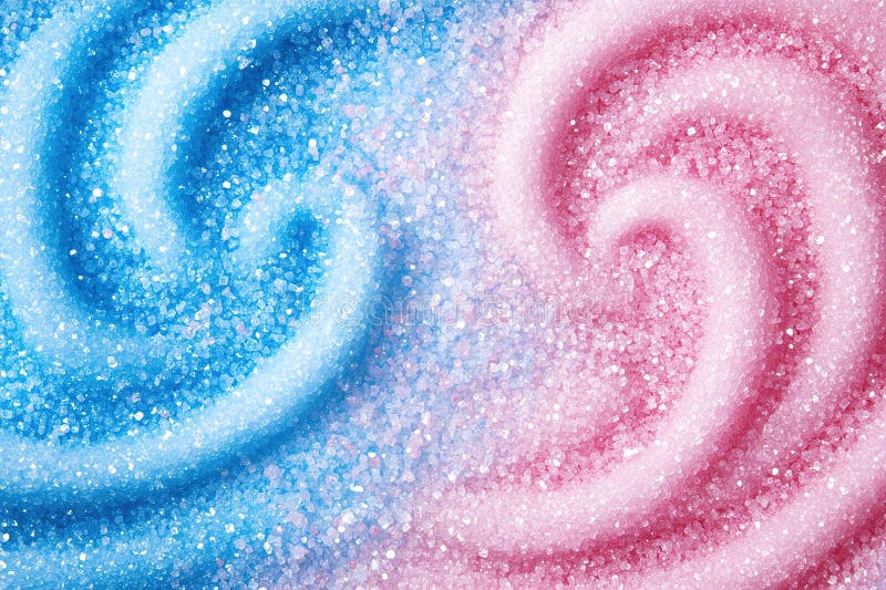 An Artistic Arrangement of Swirling Sugar Granules Forms Enchanting ...