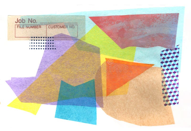 Artistic Background Collage from Different Texture Elements Stock Image ...