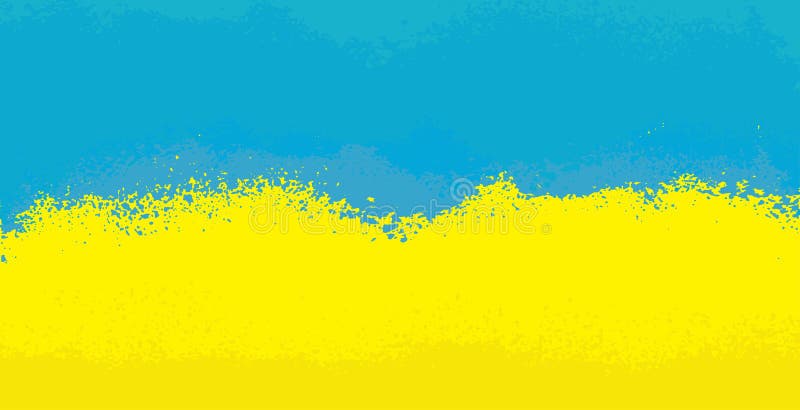 Artistic Background in the Colors of the Flag of Ukraine Stock Vector ...