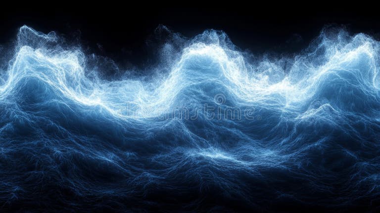 Artistic Background Featuring a Blue Water Pattern and Splash Stock ...