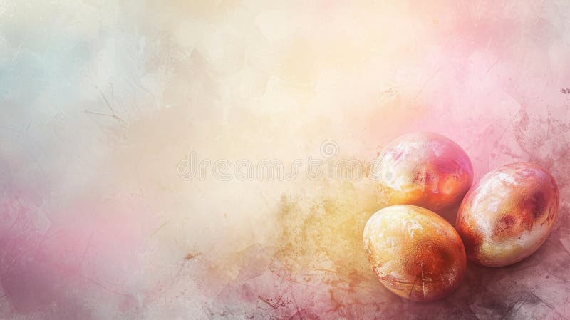 Artistic Watercolor Easter Eggs Background Stock Photo - Image of ...