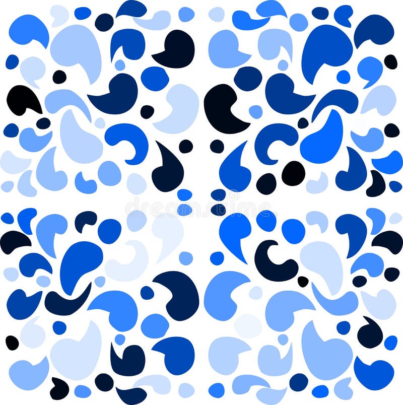 Artistic Background with Spots in Blue Tones Stock Vector ...