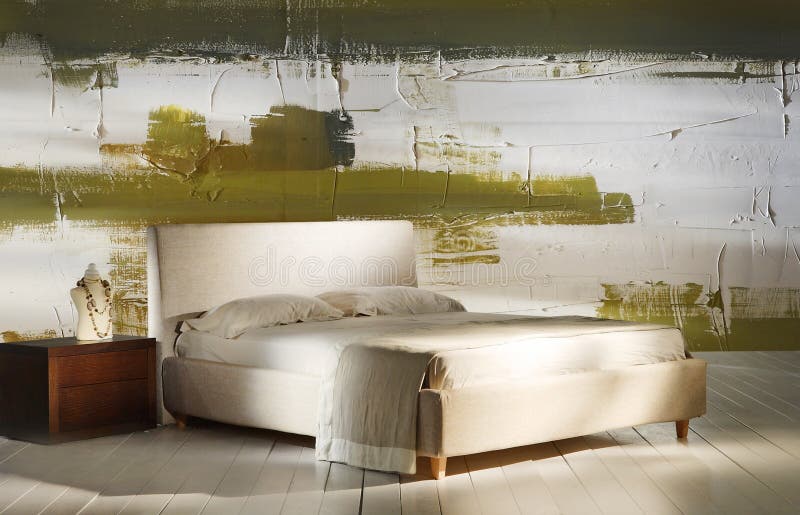 Artistic Bedroom Decoration Stock Photo - Image of artistic, flooring ...