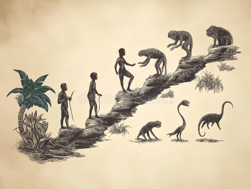 Early Primates Stock Illustrations – 8 Early Primates Stock ...