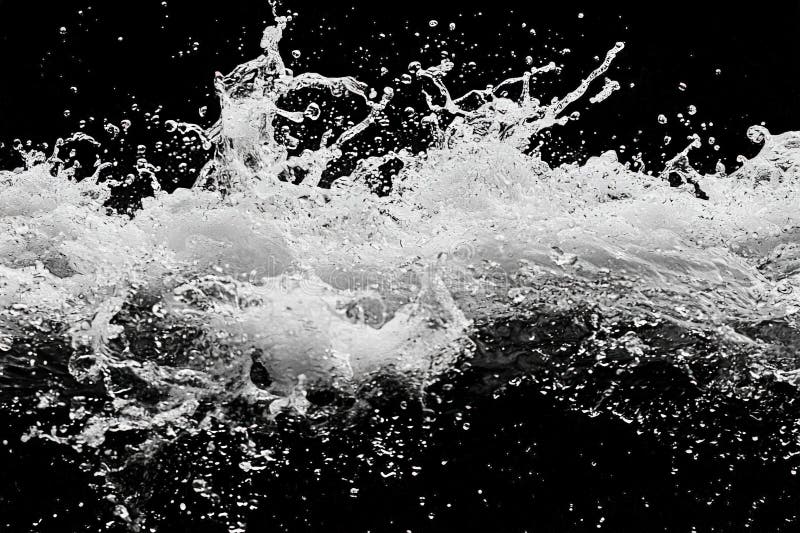 An Artistic Black and White Representation of Water, Emphasizing ...