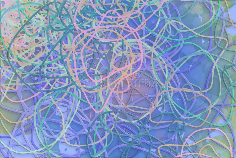 Artistic Blended Messy Shapes Background Pattern Abstract. Surface ...