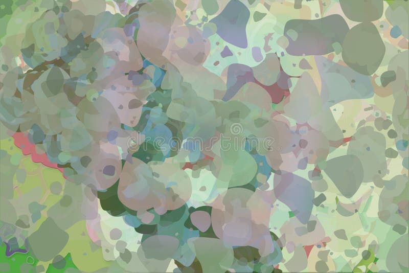 Artistic Blended Messy Shapes Background Pattern Abstract. Concept ...