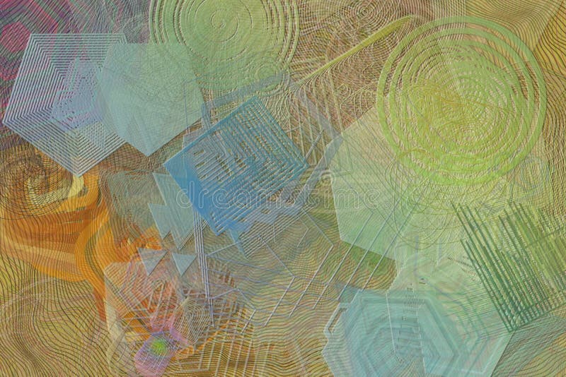 Artistic Blended Messy Shapes Background Pattern Abstract. Repeat ...