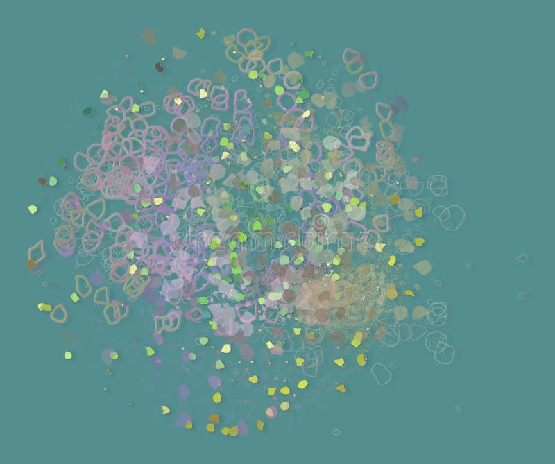 Artistic Blended Messy Shapes Background Pattern Abstract. Web, Canvas ...