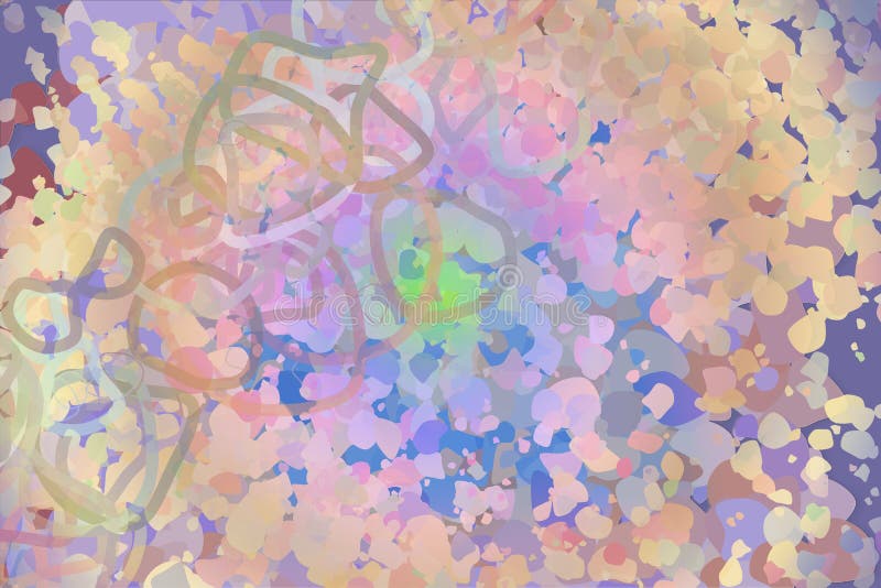 Artistic Blended Messy Shapes Background Pattern Abstract. Web, Drawing ...