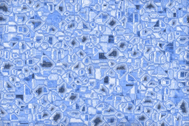 Artistic Blue Optic Crystals Pattern Digital Graphic Texture ...