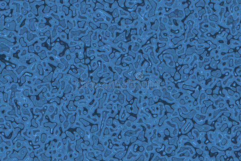 Artistic Blue Pattern with Round Forms Digital Art Background or ...