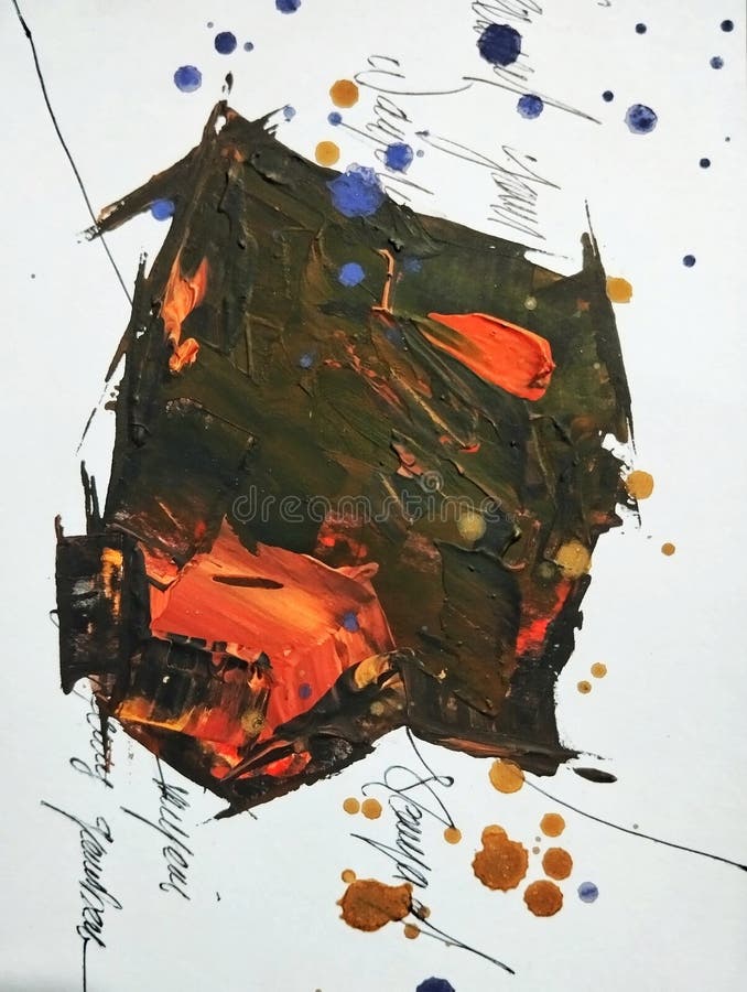 Artistic Bold Composition Surreal Element Contemporary Abstract ...