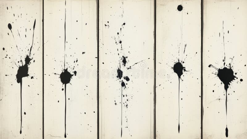 Artistic Brush Strokes Ink Splatters Imaginative Design Creative ...