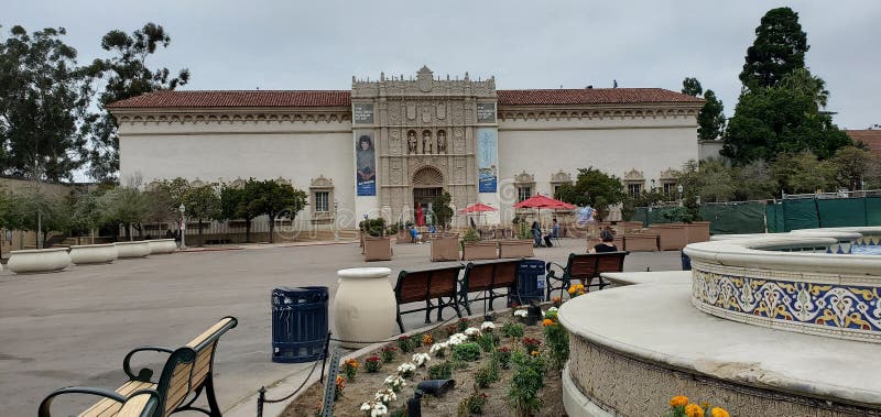 Artistic Building at Balboa Park Editorial Stock Image - Image of ...