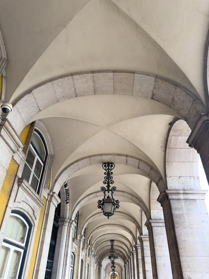 Artistic Ceiling on the Street Stock Photo - Image of horizontal ...