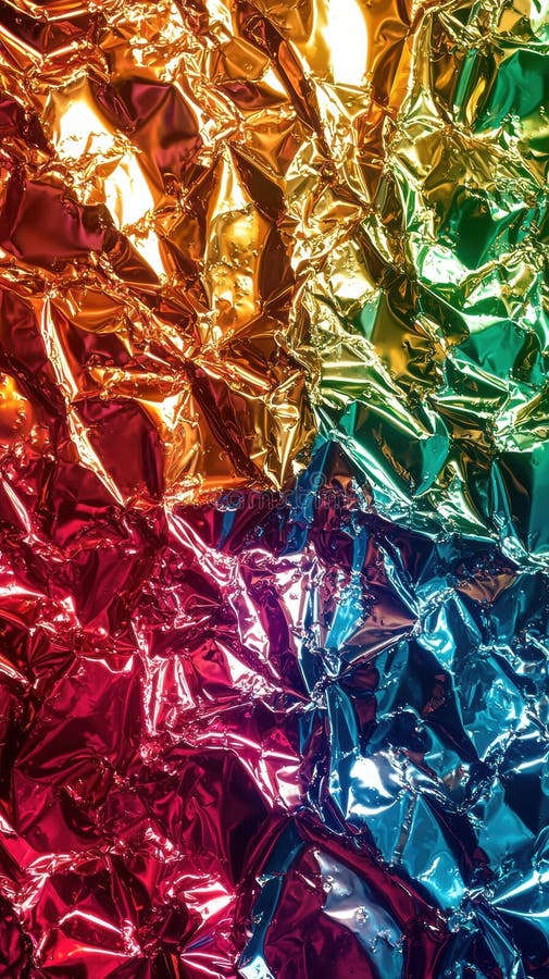 An Artistic Close-up of Luxurious Foil Textures Showcasing Their ...