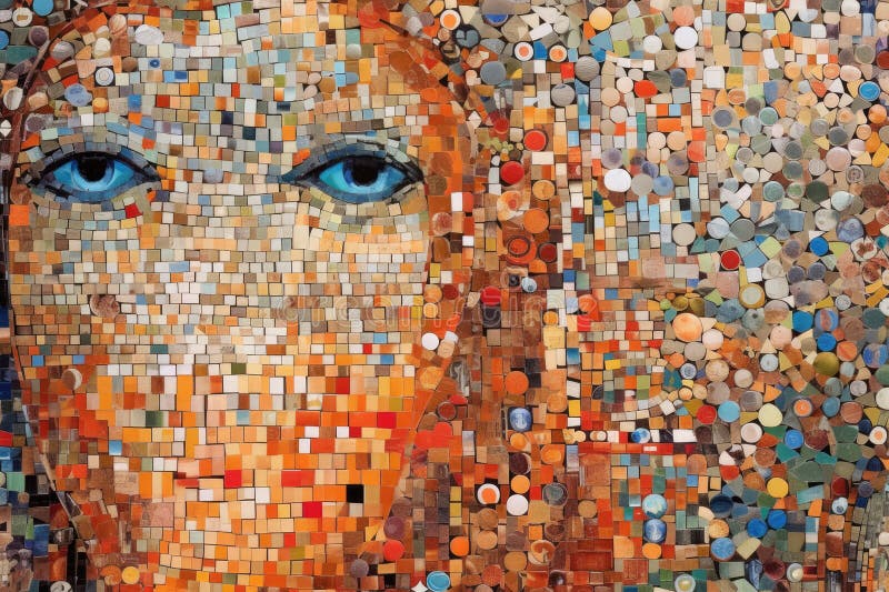 Artistic Collage Mosaic: Captivating Panorama Created through an ...