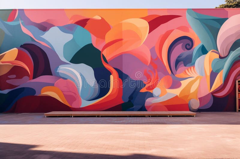 Artistic Community Project Transforming Public Stock Illustration ...