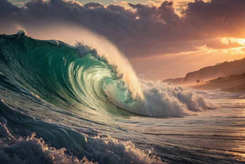 Artistic Radiant Textures with Bold Wave Patterns Stock Illustration ...