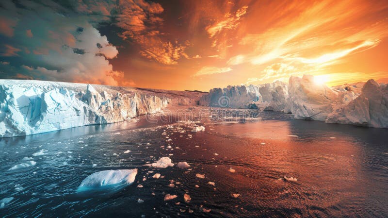 Artistic Concept Addressing Global Warming and Environmental Challenges ...