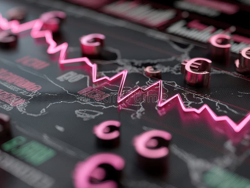 An Artistic Concept Image of a Financial Trading Platform Interface ...