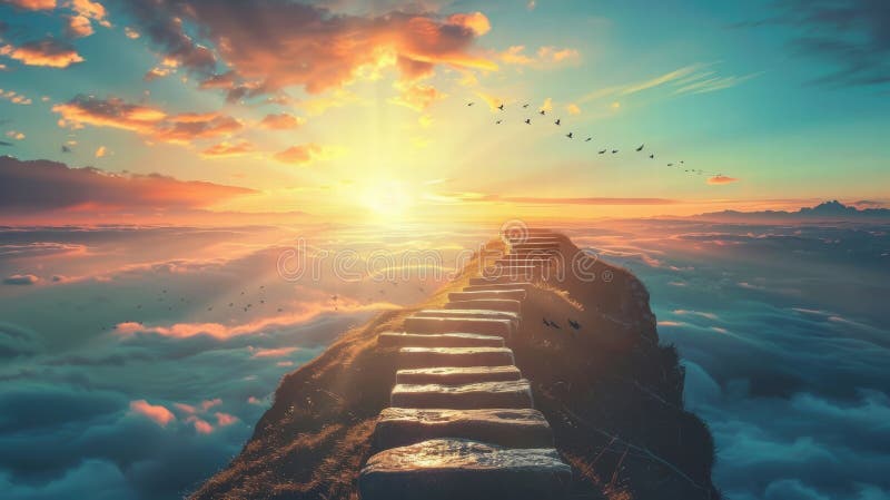 Artistic Concept Reflecting Ambition and Motivation in Achieving ...