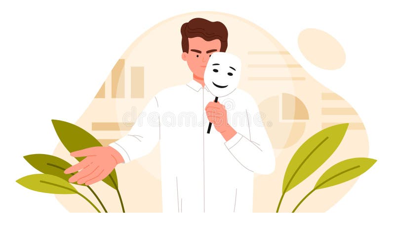 An Artistic Conceptual Representation of Duality Featuring a Man ...