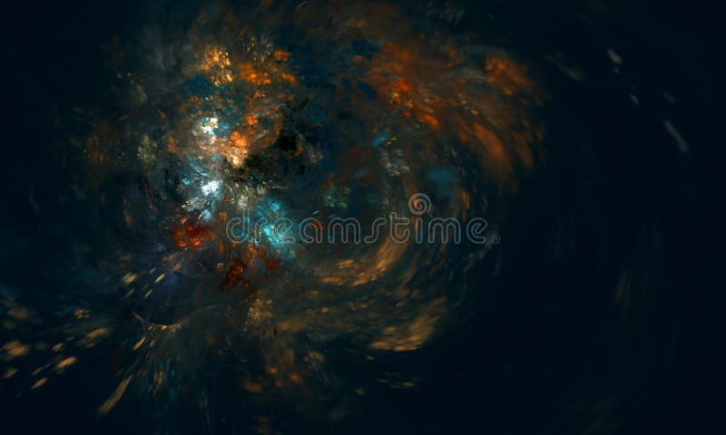 Artistic Cosmic Infinity 3d Representation, Splash and Vortex of ...