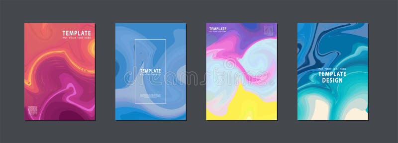 Artistic Covers or Poster Design. Creative Colours Backgrounds Stock ...