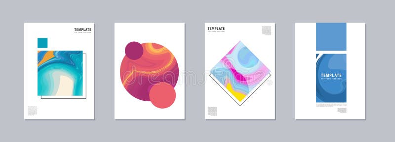 Artistic Covers or Poster Design. Creative Colours Backgrounds Stock ...