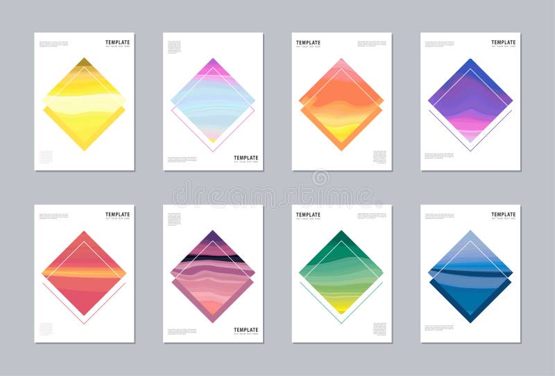 Artistic Covers or Poster Design. Creative Colours Backgrounds Stock ...