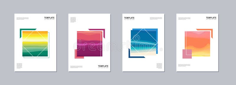 Artistic Covers or Poster Design. Creative Colours Backgrounds Stock ...