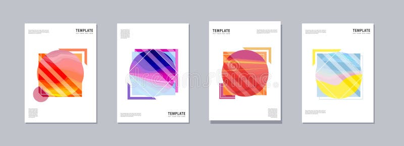 Artistic Covers or Poster Design. Creative Colours Backgrounds Stock ...