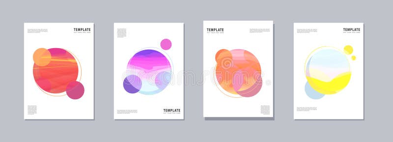 Artistic Covers or Poster Design. Creative Colours Backgrounds Stock ...