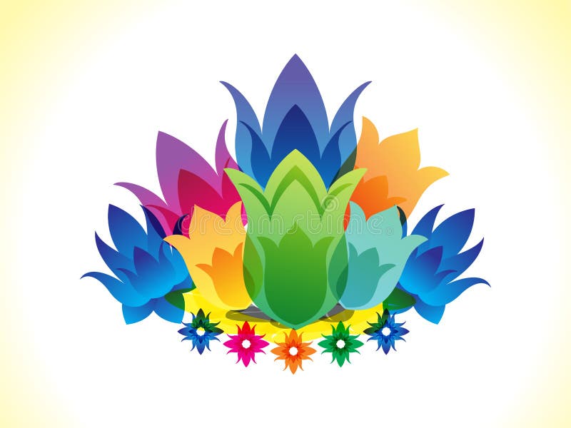 Artistic Creative Colorful Floral Explode Stock Vector - Illustration ...