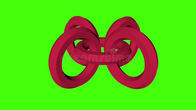 Artistic 3D Object Rotating, Looping Animation on Green Screen Chroma ...