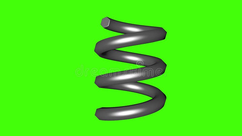 Artistic 3D Object Rotating, Looping Animation on Green Screen Chroma ...