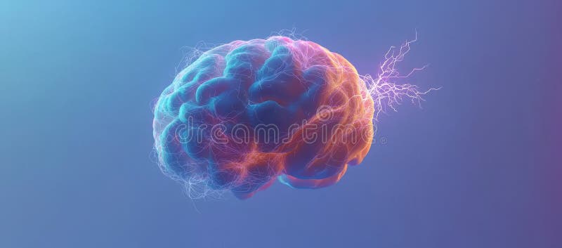 An Artistic 3D Representation of Digital Mind, Artificial Intelligence ...