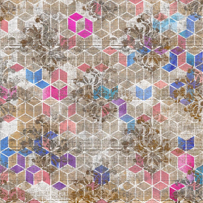 Artistic Decorative Modern Pattern Style Background Stock Illustration ...